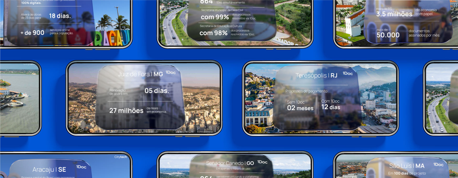 Troque o papel pelo sistema 1Doc e torne sua prefeitura digital.